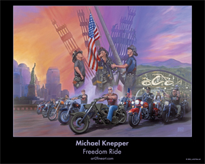 "Freedom Ride" and "Heroes" by Michael Knepper - art2 fine art
